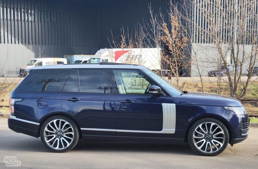 Blue Land Rover Range Rover 2018 in Vilnius, with an engine capacity of 3.00 L and mileage of 222 thousand km for 45500 €, photo 14 on AUTOMOTO.COM.LV