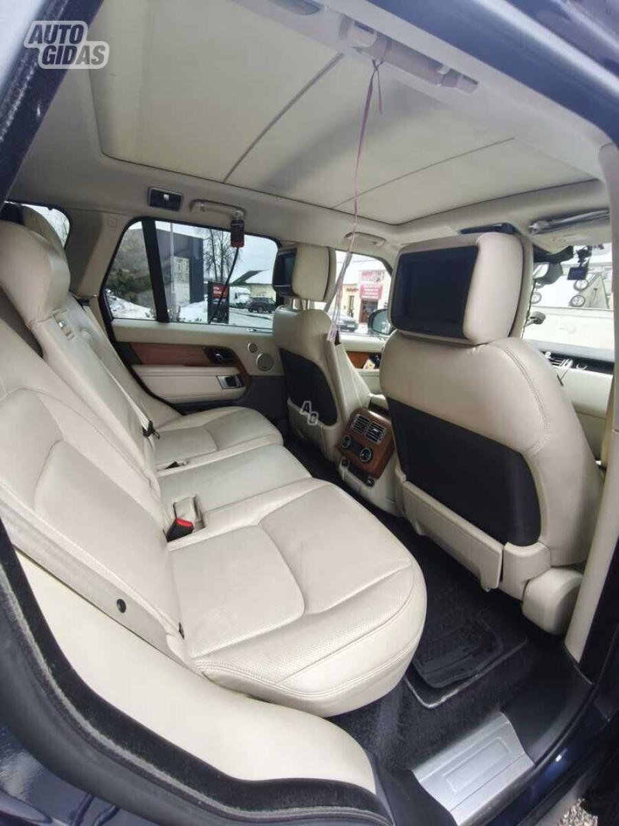 Blue Land Rover Range Rover 2018 in Vilnius, with an engine capacity of 3.00 L and mileage of 222 thousand km for 45500 €, photo 35 on AUTOMOTO.COM.LV