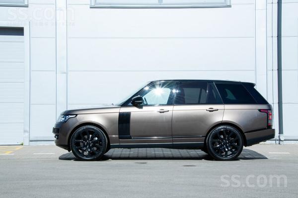 Brūns Land Rover Range Rover 2013 Rīga, ar dzinēja tilpumu 4.40 L un nobraukumu 264 tūkst. km par 19500 €, foto 1 vietnē AUTOMOTO.COM.LV