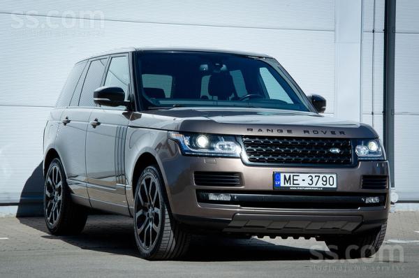 Brūns Land Rover Range Rover 2013 Rīga, ar dzinēja tilpumu 4.40 L un nobraukumu 264 tūkst. km par 19500 €, foto 2 vietnē AUTOMOTO.COM.LV