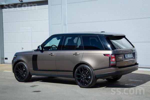 Brown Land Rover Range Rover 2013 in Riga, with an engine capacity of 4.40 L and mileage of 264 thousand km for 23000 €, photo 6 on AUTOMOTO.COM.LV