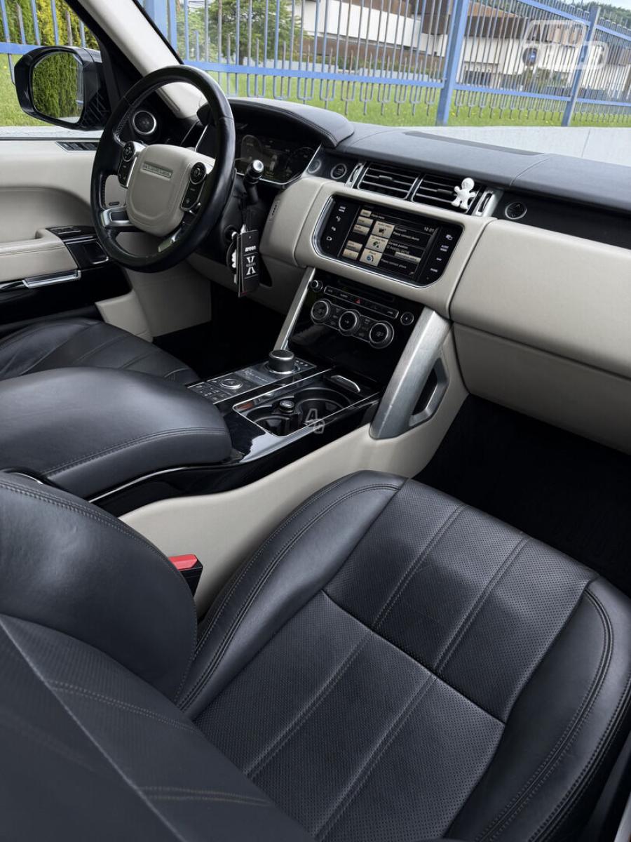 Land Rover Range Rover 2013 in Vilnius, with an engine capacity of 3.00 L and mileage of 276 thousand km for 16000 €, photo 13 on AUTOMOTO.COM.LV