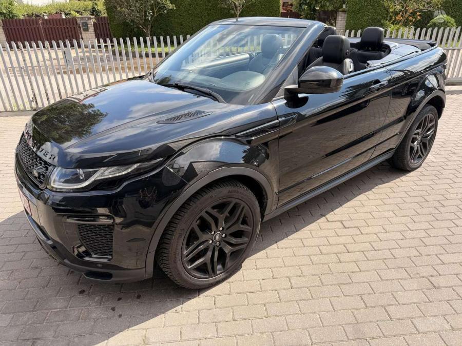 Melns Land Rover Range Rover Evoque 2016 Kauņa, ar dzinēja tilpumu 2.00 L un nobraukumu 160 tūkst. km par 12500 €, foto 1 vietnē AUTOMOTO.COM.LV