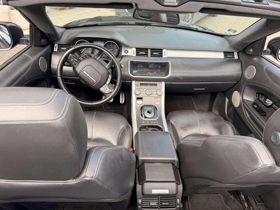Melns Land Rover Range Rover Evoque 2016 Kauņa, ar dzinēja tilpumu 2.00 L un nobraukumu 160 tūkst. km par 12500 €, foto 12 vietnē AUTOMOTO.COM.LV