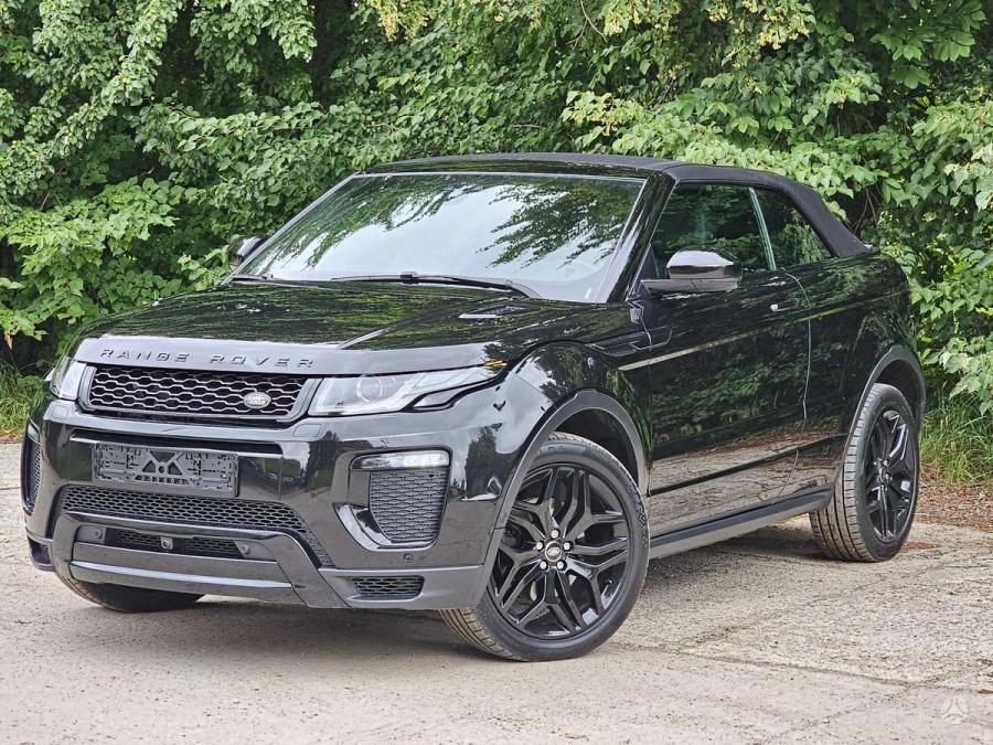 Black Land Rover Range Rover Evoque 2016 in Siauliai, with an engine capacity of 2.00 L and mileage of 175 thousand km for 10950 €, photo 1 on AUTOMOTO.COM.LV