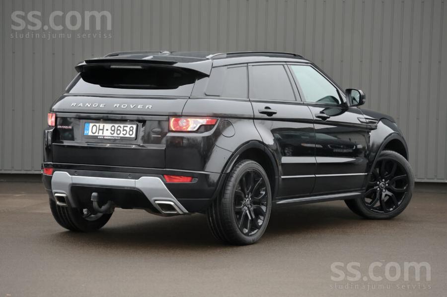 Black Land Rover Range Rover Evoque 2012 in Jelgava, with an engine capacity of 2.20 L and mileage of 0 thousand km for 11990 €, photo 6 on AUTOMOTO.COM.LV