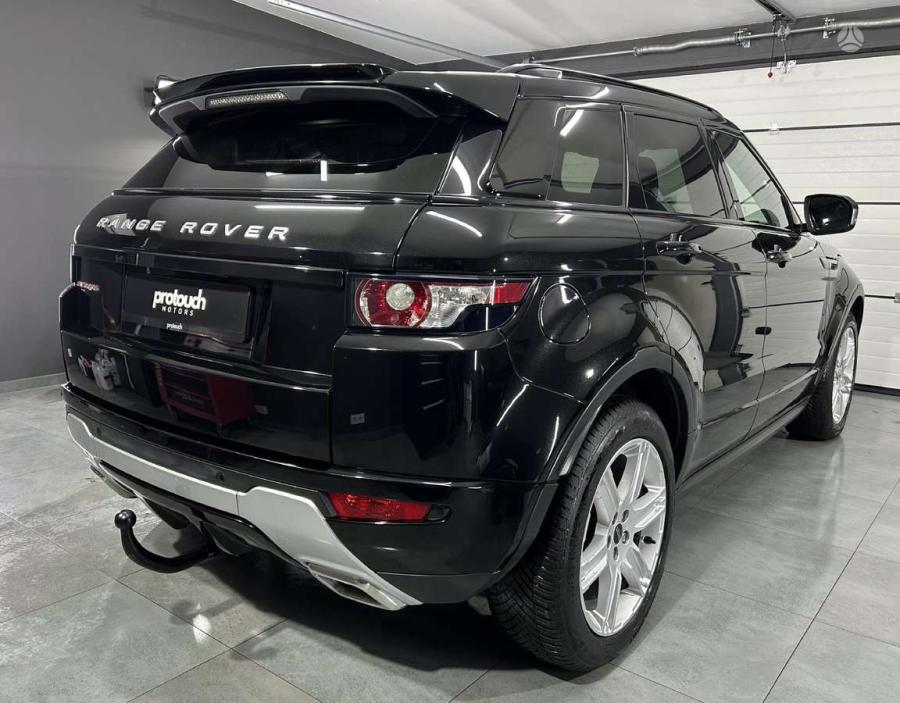Black Land Rover Range Rover Evoque 2012 in Utena, with an engine capacity of 2.20 L and mileage of 214 thousand km for 9350 €, photo 27 on AUTOMOTO.COM.LV