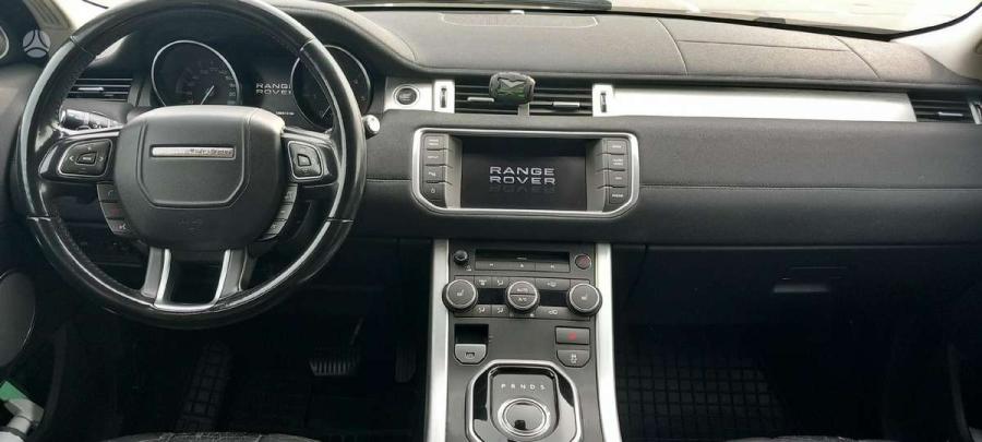 Melns Land Rover Range Rover Evoque 2012 Šauļi, ar dzinēja tilpumu 2.18 L un nobraukumu 290 tūkst. km par 10000 €, foto 6 vietnē AUTOMOTO.COM.LV
