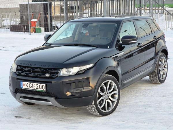 Melns Land Rover Range Rover Evoque 2012 Panevēža, ar dzinēja tilpumu 2.18 L un nobraukumu 227 tūkst. km par 9900 €, foto 1 vietnē AUTOMOTO.COM.LV