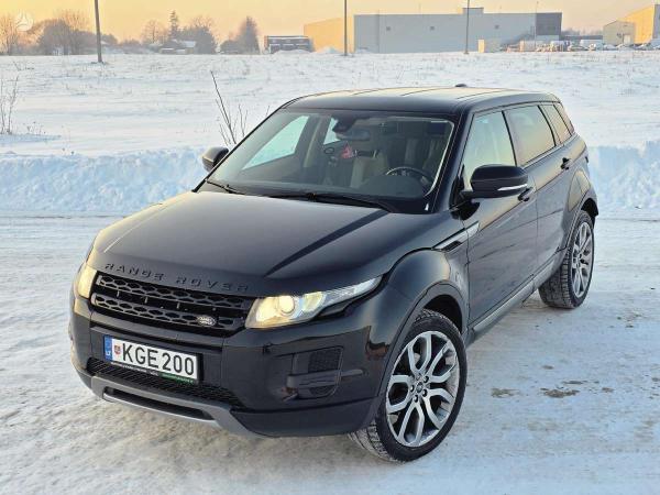 Melns Land Rover Range Rover Evoque 2012 Panevēža, ar dzinēja tilpumu 2.18 L un nobraukumu 227 tūkst. km par 9900 €, foto 3 vietnē AUTOMOTO.COM.LV