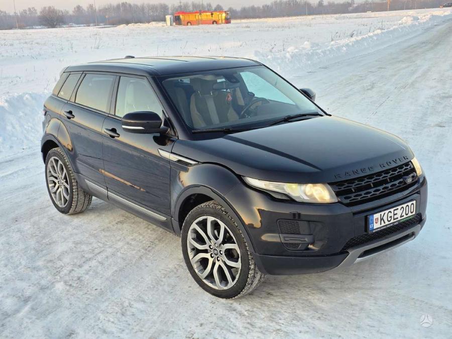 Melns Land Rover Range Rover Evoque 2012 Panevēža, ar dzinēja tilpumu 2.18 L un nobraukumu 227 tūkst. km par 9900 €, foto 8 vietnē AUTOMOTO.COM.LV