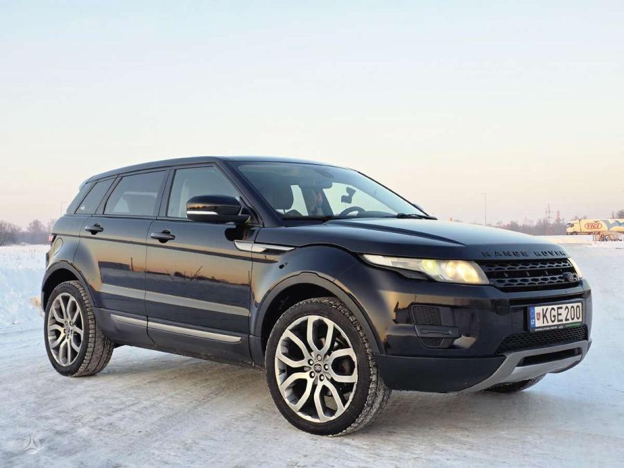 Melns Land Rover Range Rover Evoque 2012 Panevēža, ar dzinēja tilpumu 2.18 L un nobraukumu 227 tūkst. km par 9900 €, foto 9 vietnē AUTOMOTO.COM.LV