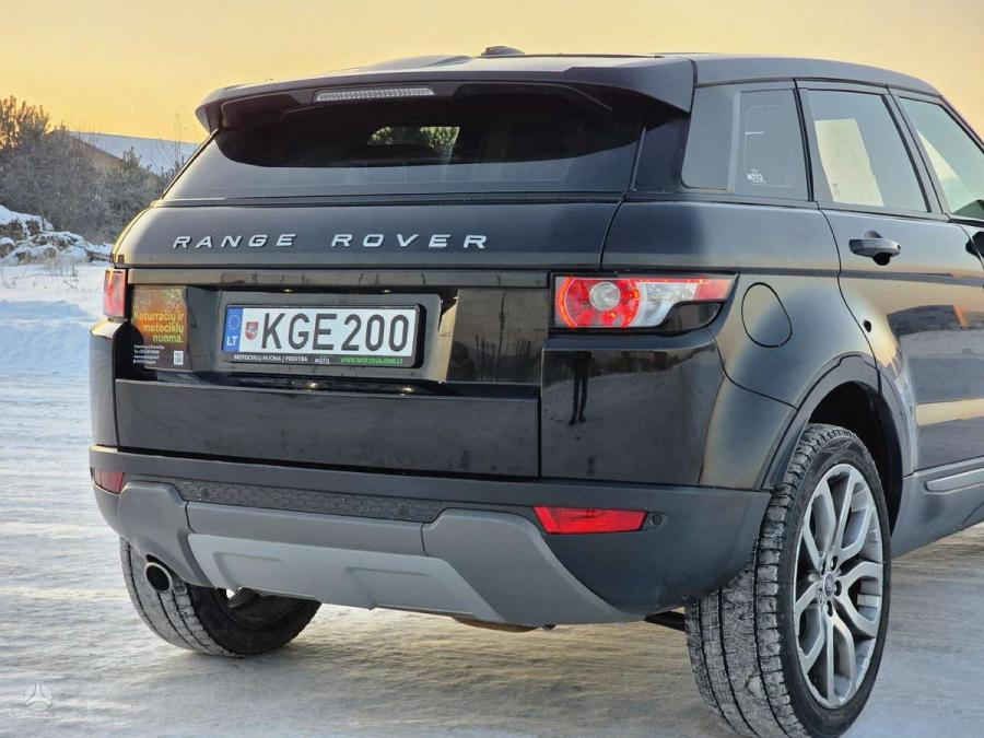 Melns Land Rover Range Rover Evoque 2012 Panevēža, ar dzinēja tilpumu 2.18 L un nobraukumu 227 tūkst. km par 9900 €, foto 20 vietnē AUTOMOTO.COM.LV