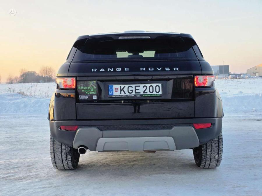 Melns Land Rover Range Rover Evoque 2012 Panevēža, ar dzinēja tilpumu 2.18 L un nobraukumu 227 tūkst. km par 9900 €, foto 21 vietnē AUTOMOTO.COM.LV