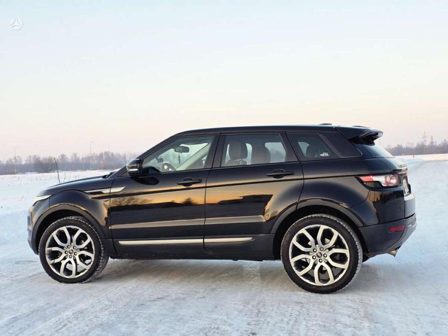 Melns Land Rover Range Rover Evoque 2012 Panevēža, ar dzinēja tilpumu 2.18 L un nobraukumu 227 tūkst. km par 9900 €, foto 23 vietnē AUTOMOTO.COM.LV