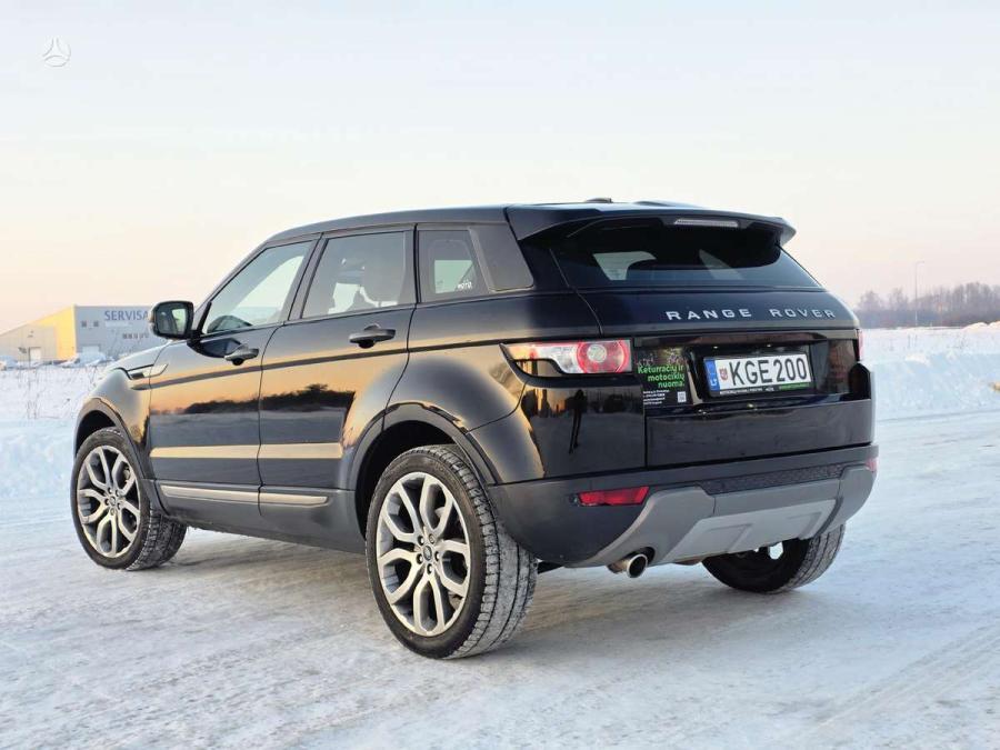 Melns Land Rover Range Rover Evoque 2012 Panevēža, ar dzinēja tilpumu 2.18 L un nobraukumu 227 tūkst. km par 9900 €, foto 24 vietnē AUTOMOTO.COM.LV