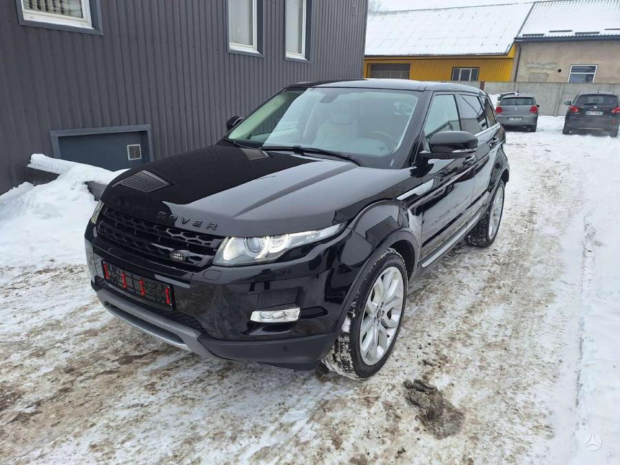 Melns Land Rover Range Rover Evoque 2012 Tauragė, ar dzinēja tilpumu 2.18 L un nobraukumu 130 tūkst. km par 8999 €, foto 2 vietnē AUTOMOTO.COM.LV