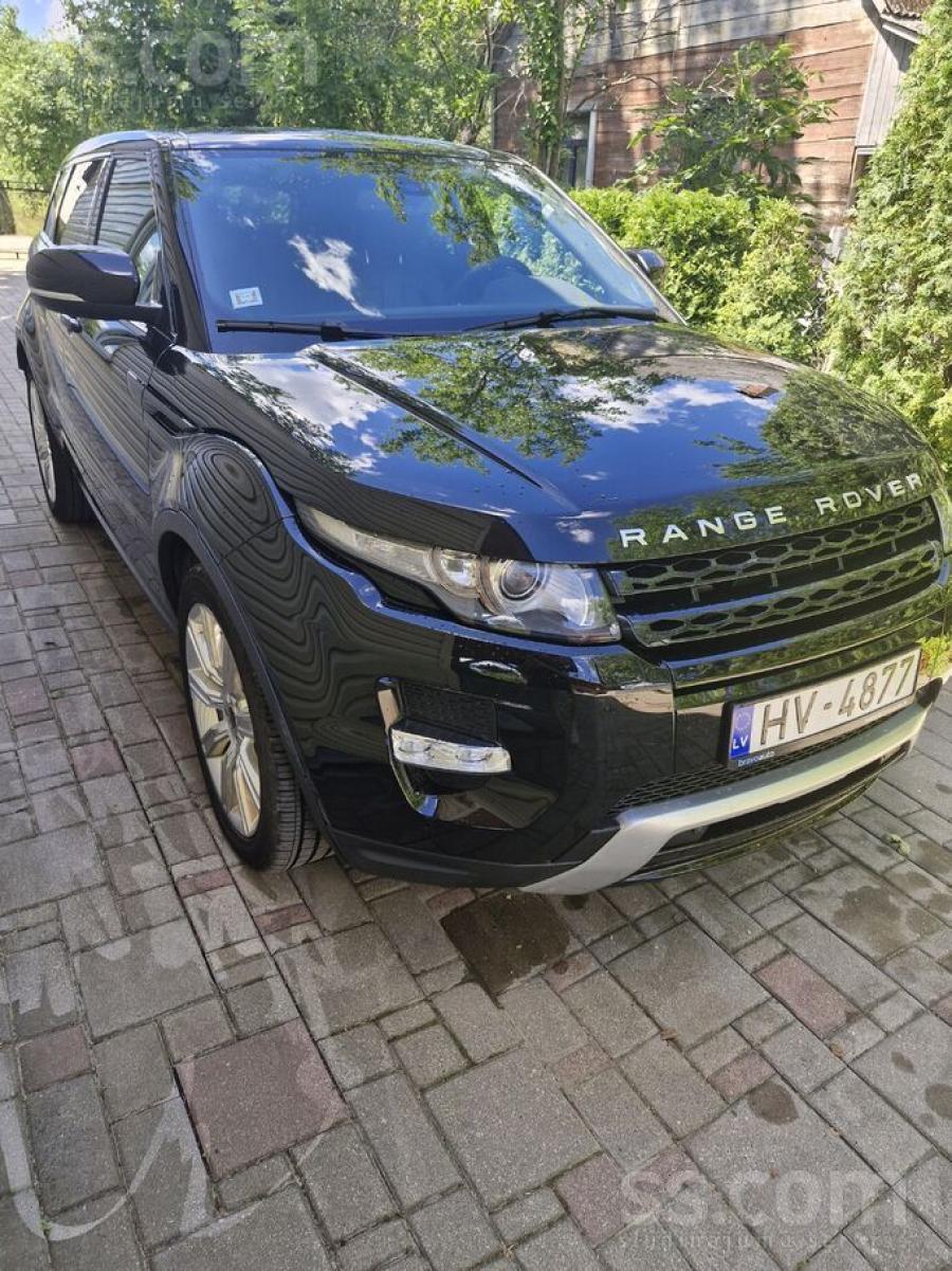 Melns Land Rover Range Rover Evoque 2012 Preiļi, ar dzinēja tilpumu 2.00 L un nobraukumu 201 tūkst. km par 9000 €, foto 1 vietnē AUTOMOTO.COM.LV