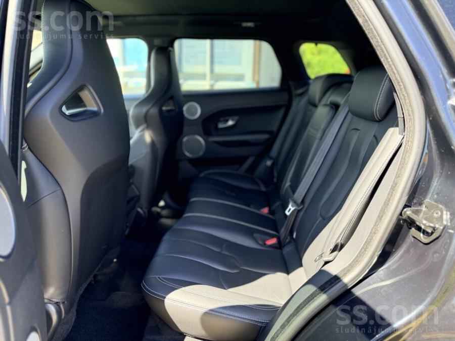 Black Land Rover Range Rover Evoque 2012 in Riga, with an engine capacity of 2.20 L and mileage of 223 thousand km for 12995 €, photo 9 on AUTOMOTO.COM.LV