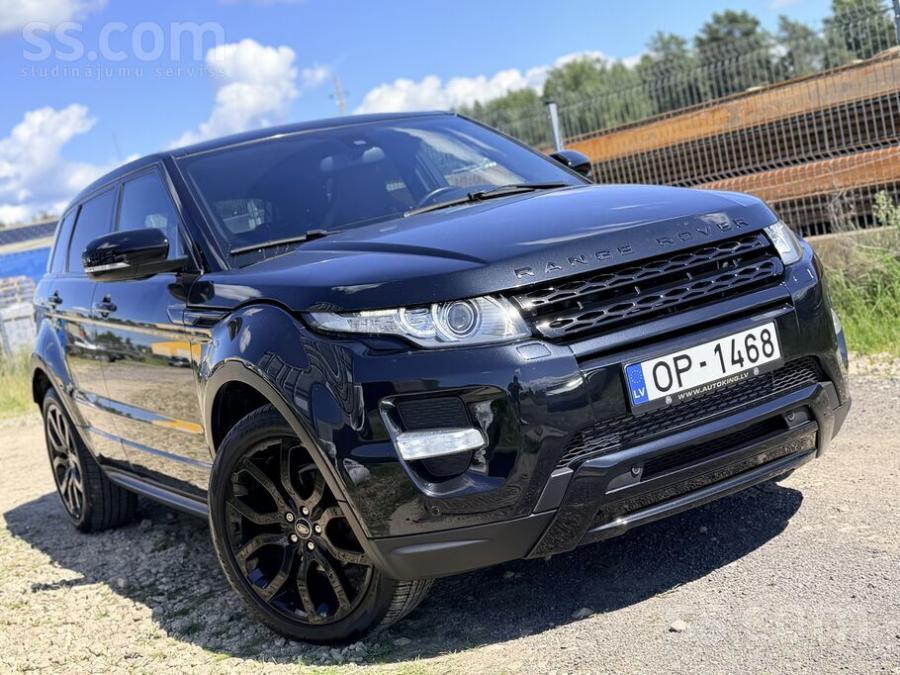 Black Land Rover Range Rover Evoque 2012 in Riga, with an engine capacity of 2.20 L and mileage of 223 thousand km for 12995 €, photo 30 on AUTOMOTO.COM.LV