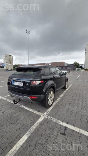 Melns Land Rover Range Rover Evoque 2012 Rīga, ar dzinēja tilpumu 2.20 L un nobraukumu 230 tūkst. km par 10700 €, foto 4 vietnē AUTOMOTO.COM.LV