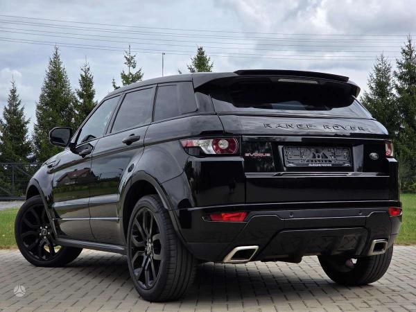 Melns Land Rover Range Rover Evoque 2012 Kauņa, ar dzinēja tilpumu 2.20 L un nobraukumu 260 tūkst. km par 10999 €, foto 6 vietnē AUTOMOTO.COM.LV
