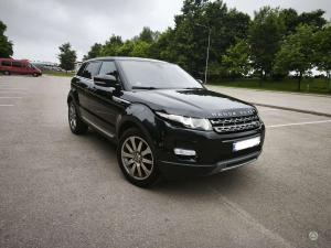Melns Land Rover Range Rover Evoque 2012 Tauragė, ar dzinēja tilpumu 2.20 L un nobraukumu 268 tūkst. km par 8699 €, foto  vietnē AUTOMOTO.COM.LV