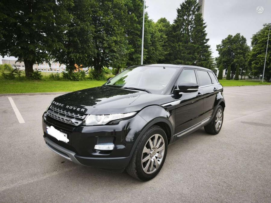 Black Land Rover Range Rover Evoque 2012 in Taurage, with an engine capacity of 2.20 L and mileage of 268 thousand km for 8699 €, photo 19 on AUTOMOTO.COM.LV