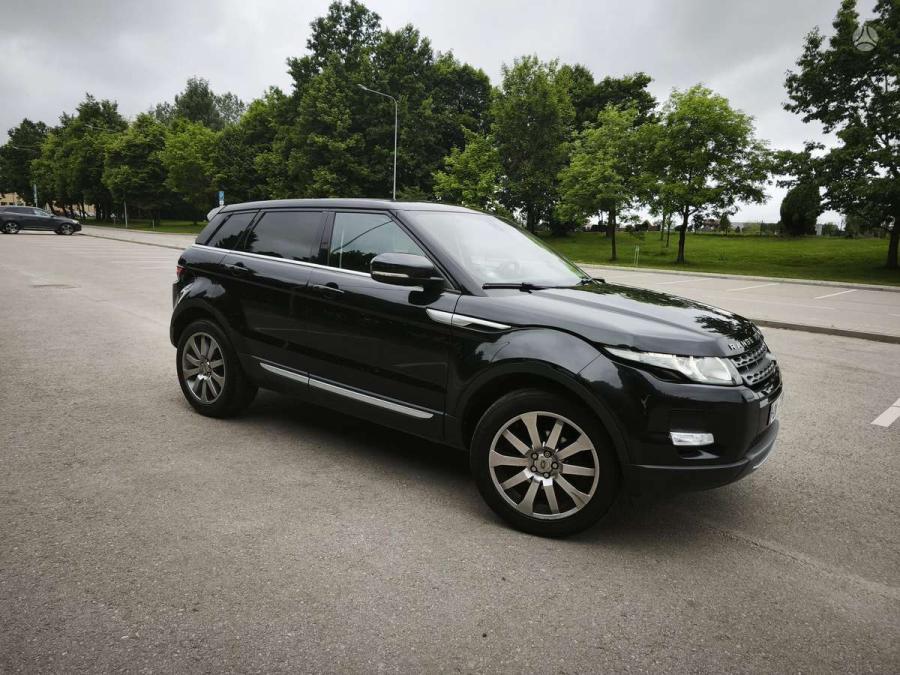Black Land Rover Range Rover Evoque 2012 in Taurage, with an engine capacity of 2.20 L and mileage of 268 thousand km for 8699 €, photo 20 on AUTOMOTO.COM.LV