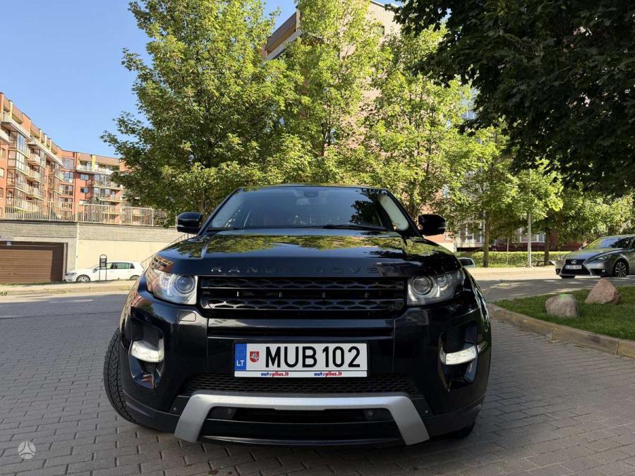 Black Land Rover Range Rover Evoque 2012 in Vilnius, with an engine capacity of 2.18 L and mileage of 267 thousand km for 9300 €, photo 4 on AUTOMOTO.COM.LV
