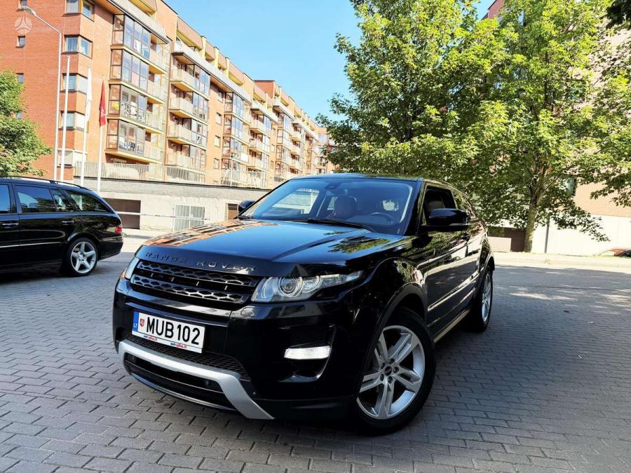 Black Land Rover Range Rover Evoque 2012 in Vilnius, with an engine capacity of 2.18 L and mileage of 267 thousand km for 9300 €, photo 5 on AUTOMOTO.COM.LV