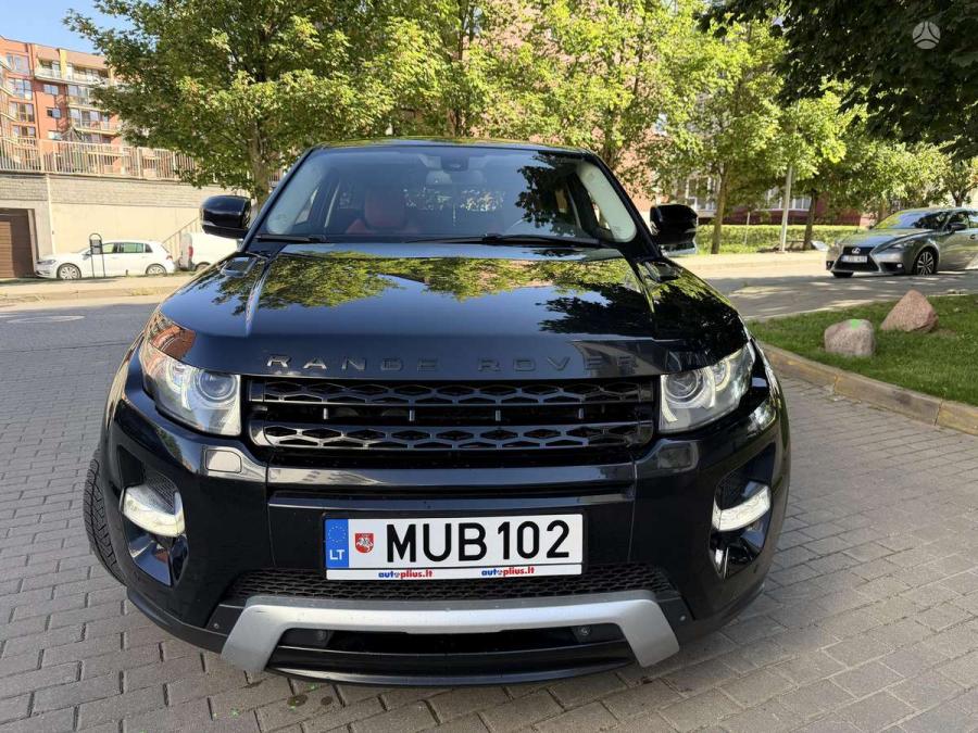 Black Land Rover Range Rover Evoque 2012 in Vilnius, with an engine capacity of 2.18 L and mileage of 267 thousand km for 9300 €, photo 15 on AUTOMOTO.COM.LV
