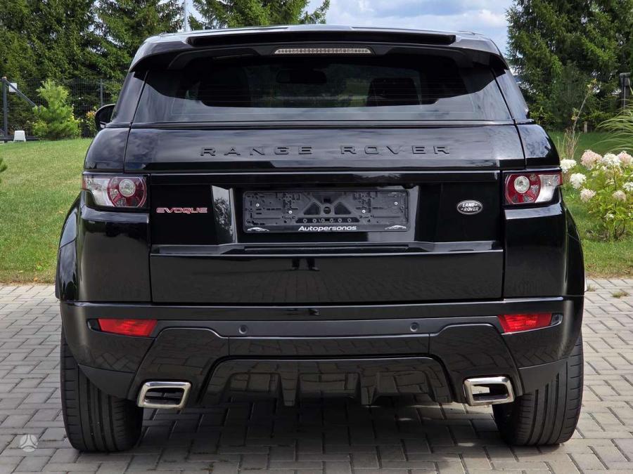 Melns Land Rover Range Rover Evoque 2012 Kauņa, ar dzinēja tilpumu 2.20 L un nobraukumu 260 tūkst. km par 10999 €, foto 8 vietnē AUTOMOTO.COM.LV