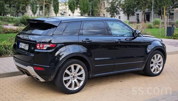 Melns Land Rover Range Rover Evoque 2012 Rīga, ar dzinēja tilpumu 2.00 L un nobraukumu 204 tūkst. km par 8700 €, foto 6 vietnē AUTOMOTO.COM.LV