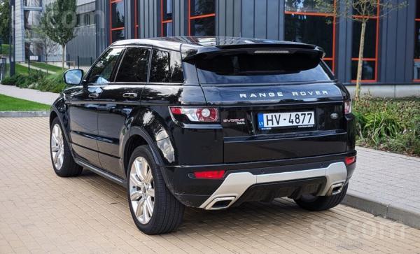 Melns Land Rover Range Rover Evoque 2012 Rīga, ar dzinēja tilpumu 2.00 L un nobraukumu 204 tūkst. km par 8700 €, foto 11 vietnē AUTOMOTO.COM.LV