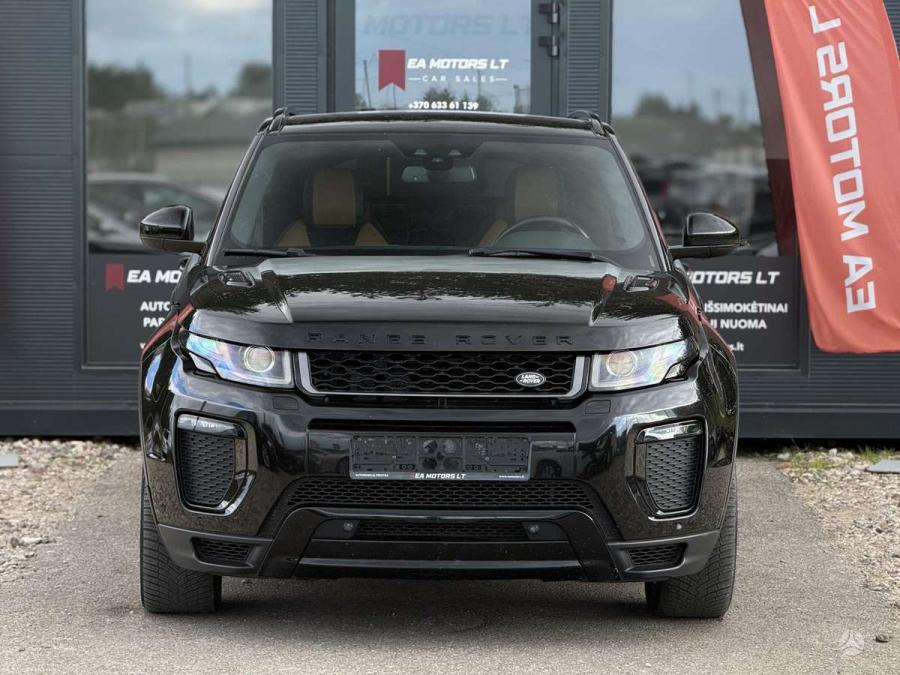 Black Land Rover Range Rover Evoque 2012 in Vilnius, with an engine capacity of 2.18 L and mileage of 252 thousand km for 11550 €, photo 3 on AUTOMOTO.COM.LV