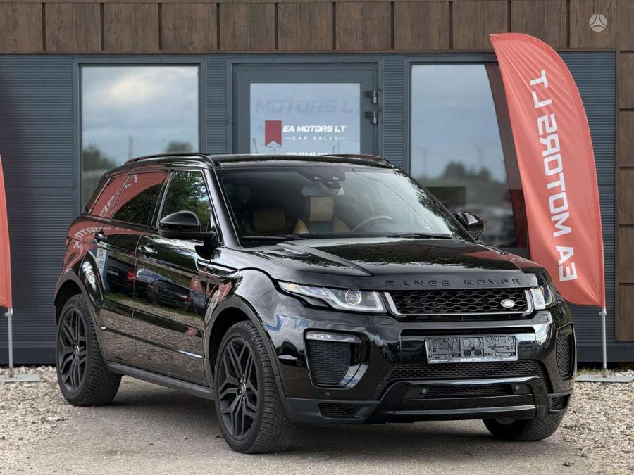 Black Land Rover Range Rover Evoque 2012 in Vilnius, with an engine capacity of 2.18 L and mileage of 252 thousand km for 11550 €, photo 4 on AUTOMOTO.COM.LV