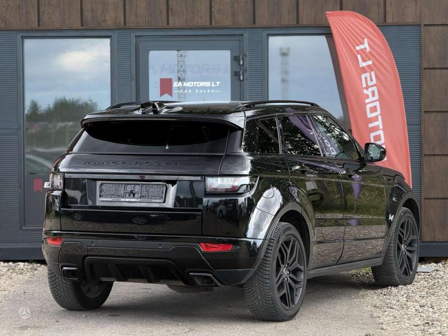 Black Land Rover Range Rover Evoque 2012 in Vilnius, with an engine capacity of 2.18 L and mileage of 252 thousand km for 11550 €, photo 6 on AUTOMOTO.COM.LV