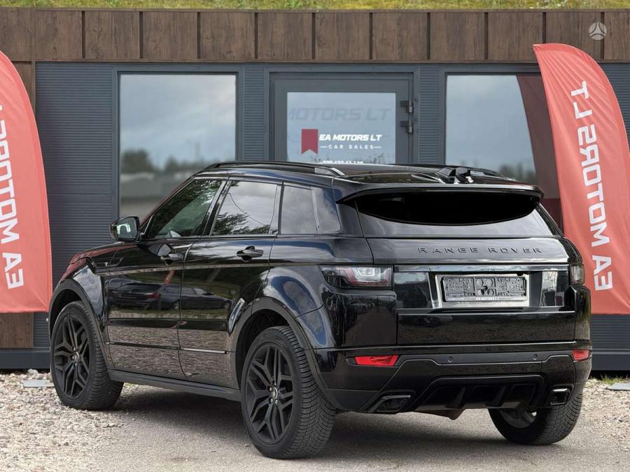 Black Land Rover Range Rover Evoque 2012 in Vilnius, with an engine capacity of 2.18 L and mileage of 252 thousand km for 11550 €, photo 8 on AUTOMOTO.COM.LV
