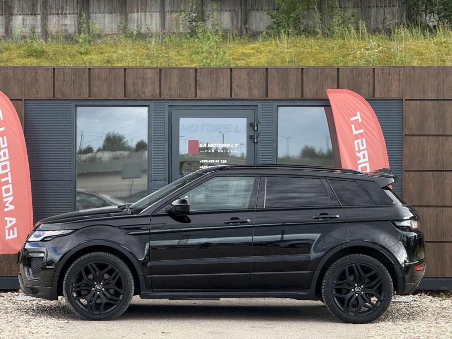 Black Land Rover Range Rover Evoque 2012 in Vilnius, with an engine capacity of 2.18 L and mileage of 252 thousand km for 11550 €, photo 9 on AUTOMOTO.COM.LV