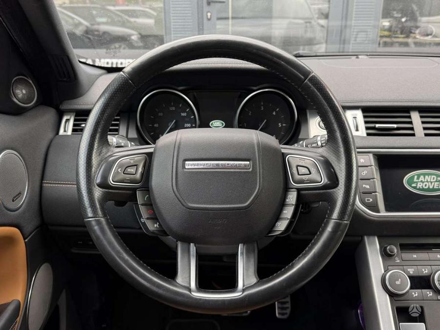 Black Land Rover Range Rover Evoque 2012 in Vilnius, with an engine capacity of 2.18 L and mileage of 252 thousand km for 11550 €, photo 13 on AUTOMOTO.COM.LV