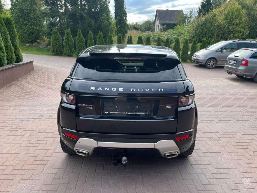 Black Land Rover Range Rover Evoque 2012 in Utena, with an engine capacity of 2.18 L and mileage of 126 thousand km for 6350 €, photo 9 on AUTOMOTO.COM.LV
