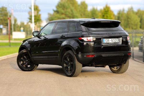Melns Land Rover Range Rover Evoque 2012 Jelgava, ar dzinēja tilpumu 2.20 L un nobraukumu 0 tūkst. km par 11750 €, foto 7 vietnē AUTOMOTO.COM.LV