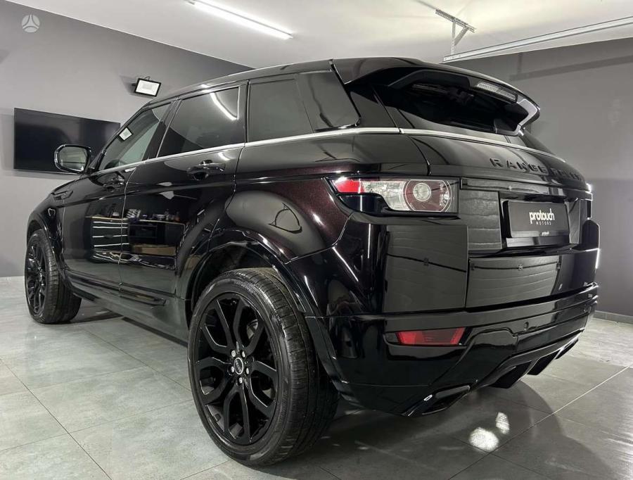Black Land Rover Range Rover Evoque 2013 in Utena, with an engine capacity of 2.18 L and mileage of 222 thousand km for 12650 €, photo 35 on AUTOMOTO.COM.LV