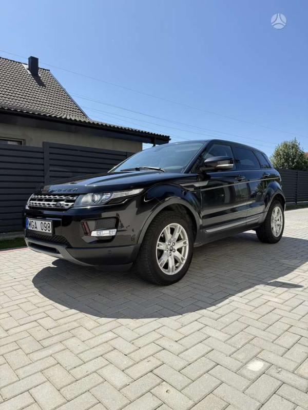 Melns Land Rover Range Rover Evoque 2013 Klaipėda, ar dzinēja tilpumu 2.18 L un nobraukumu 300 tūkst. km par 7900 €, foto 1 vietnē AUTOMOTO.COM.LV