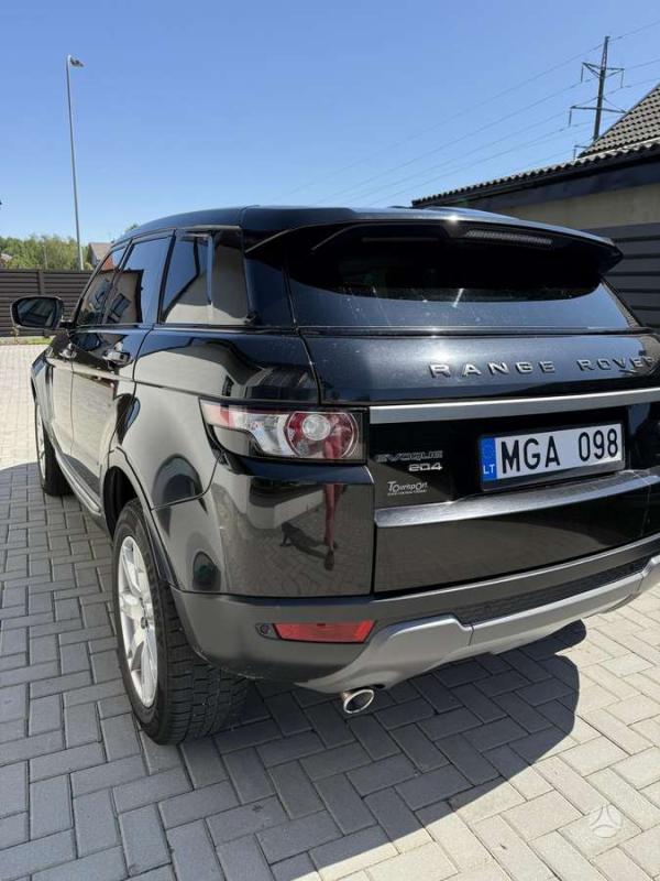 Melns Land Rover Range Rover Evoque 2013 Klaipėda, ar dzinēja tilpumu 2.18 L un nobraukumu 300 tūkst. km par 7900 €, foto 7 vietnē AUTOMOTO.COM.LV