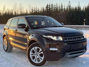 Melns Land Rover Range Rover Evoque 2013 Raseiniai, ar dzinēja tilpumu 2.18 L un nobraukumu 282 tūkst. km par 10350 €, foto  vietnē AUTOMOTO.COM.LV