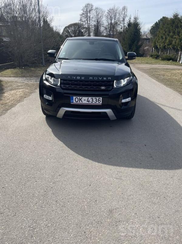 Black Land Rover Range Rover Evoque 2013 in Riga, with an engine capacity of 2.20 L and mileage of 245 thousand km for 12500 €, photo 1 on AUTOMOTO.COM.LV