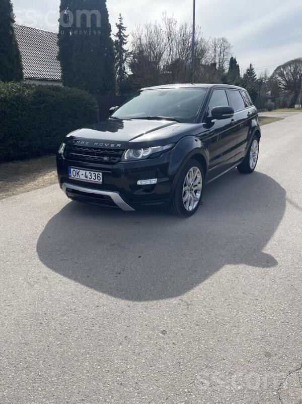 Black Land Rover Range Rover Evoque 2013 in Riga, with an engine capacity of 2.20 L and mileage of 245 thousand km for 12500 €, photo 2 on AUTOMOTO.COM.LV