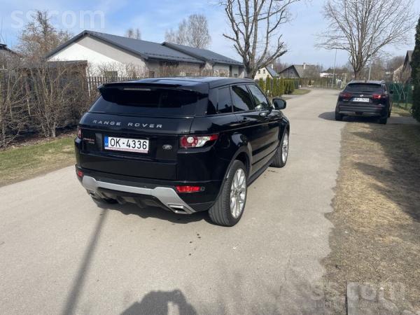 Black Land Rover Range Rover Evoque 2013 in Riga, with an engine capacity of 2.20 L and mileage of 245 thousand km for 12500 €, photo 6 on AUTOMOTO.COM.LV